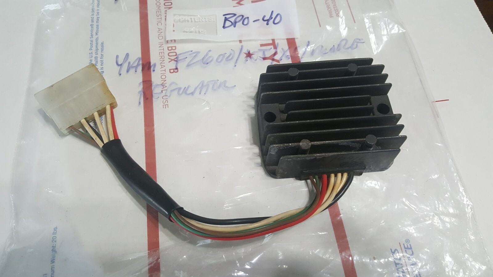 2XL-81960-A0 NOS Yamaha Rectifier/Reg Assembly 1986-1988 FZ600 W11529 ...