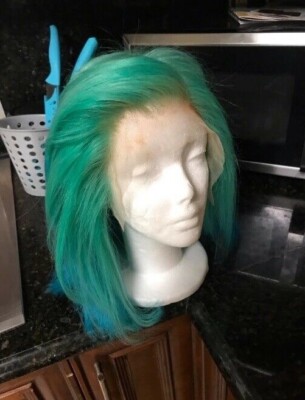 transforming lengths green jade blue straight brazilian 100% Human Hair ...