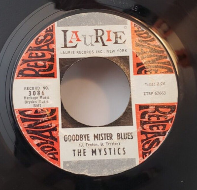 Mystics GOODBYE MISTER BLUES (PROMO DOO WOP 45) #3086 PLAYS VG++ | eBay