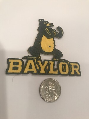 BAYLOR BEARS Vintage Embroidered On Your On Patch 3.5” X 3” | eBay