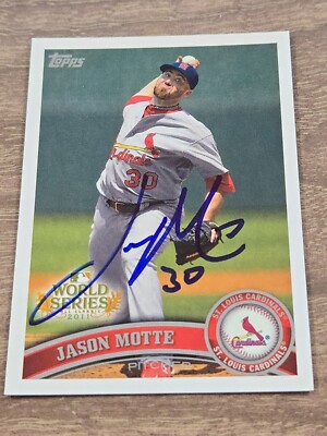 Jason Motte 2011 Topps Hand Signed | eBay