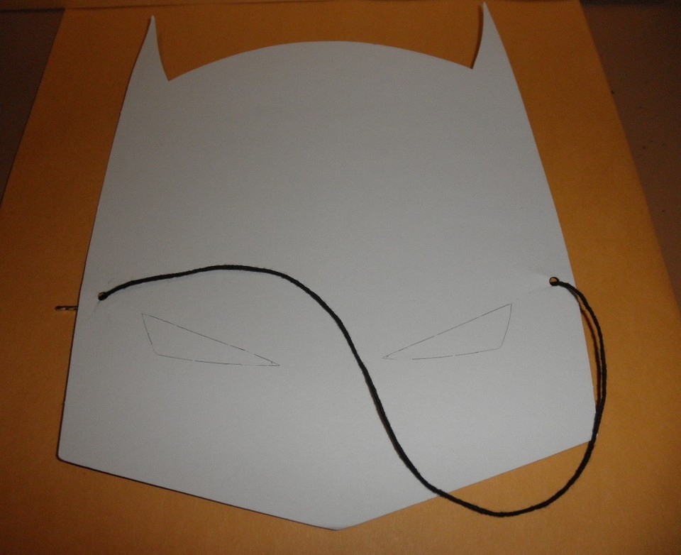 Batman cowl paper mask unused DC universe gotham toy | eBay