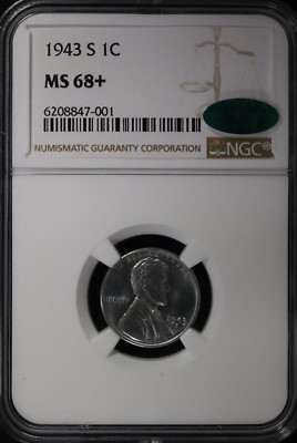 1943-S Steel Penny NGC MS68+ CAC !, highest of high grades!!! | eBay