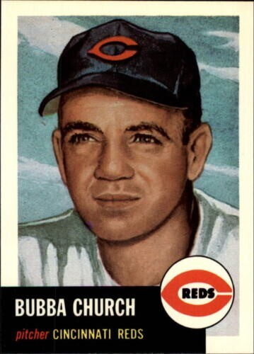 1991 Topps Archives 1953 Baseball Card #47 Bubba Church | eBay
