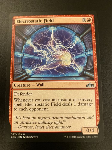 Electrostatic Field 097/259 MTG Guilds Of Ravnica Uncommon NM English ...