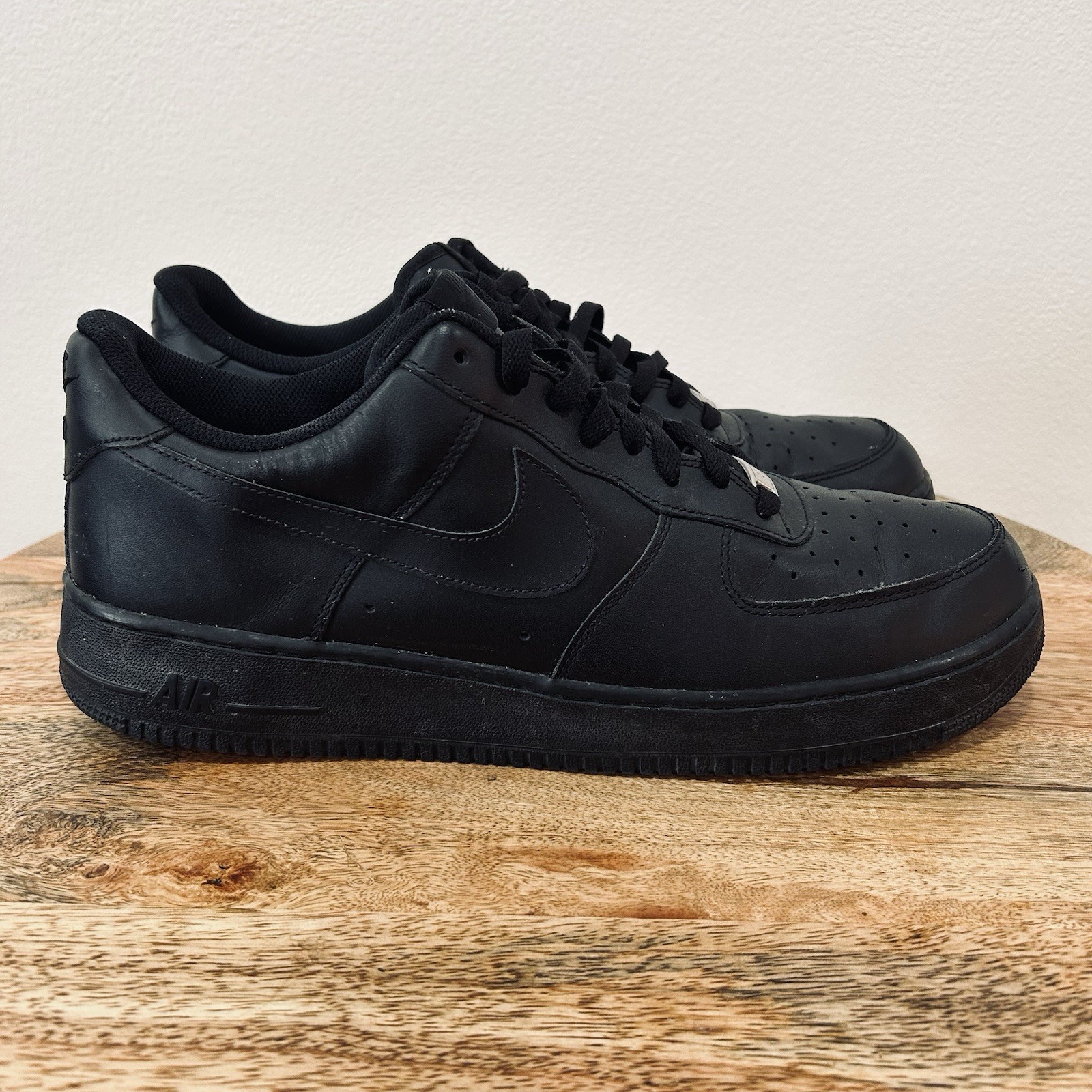 Nike Air Force 1 '07 Triple Black 315122-001 Men’s … - Gem