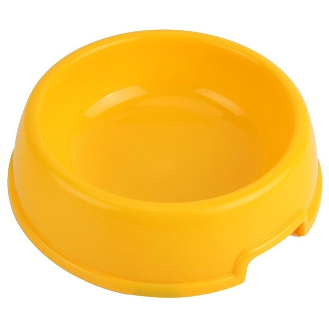 Multi-Purpose Candy Color Plastic Dog Bowls Feeding Water Food Puppy ...