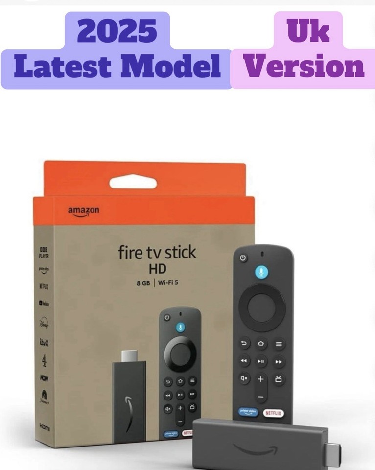 Amazon Fire TV Stick & Alexa Voice Remote - HD Media Player Firestick ...