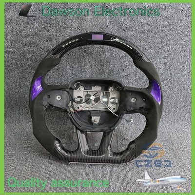 LED Carbon Fiber Steering Wheel For 15-24 Dodge Charger Scat PACK SRT ...