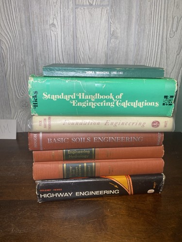 Vintage Civil Engineering Textbooks Highway Engineering Soils Concrete Construct | eBay