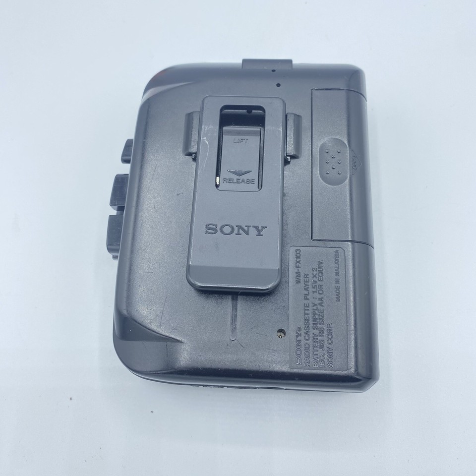 ⭐ Sony Walkman WM-FX103 AM/FM Cassette Player ~ New Belts ...