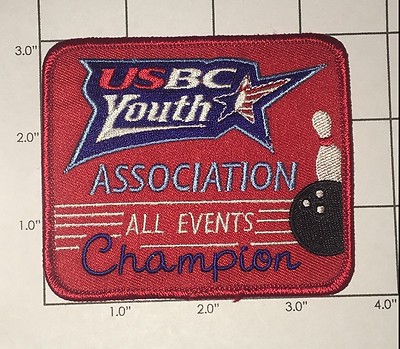 USBC Youth Association Patch - vintage bowling - All Events Champion | eBay