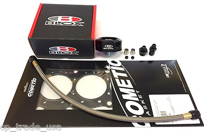 BLOX RACING VTEC Conversion Kit / Cometic 84.5 mm Head gasket LS VTEC ...