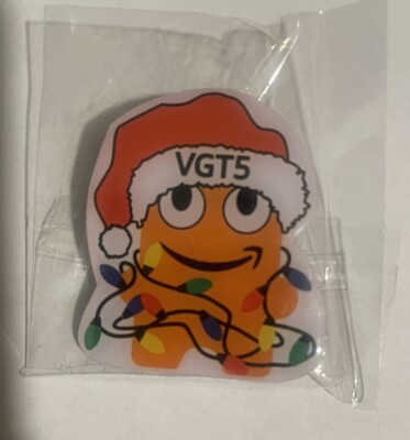 Christmas Peccy pin with Christmas Lights and Santa hat | eBay