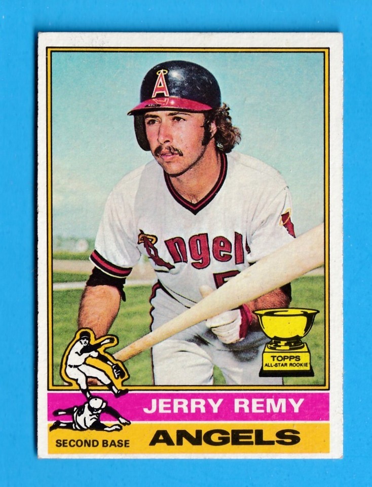Jerry Remy Complete Career Lot (20 cards w/2 Rookies) Boston Red Sox ...