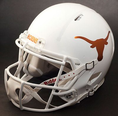 TEXAS LONGHORNS NCAA Riddell SPEED Full Size Authentic Football Helmet ...