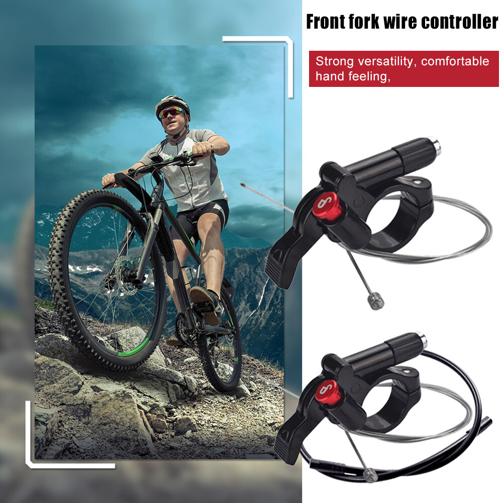 MTB Bicycle Front Suspension Fork Remote Lockout Lever with Inner Cable ...