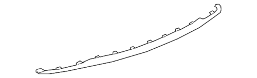 GM Rear Bumper Fascia Molding 84119339 | eBay