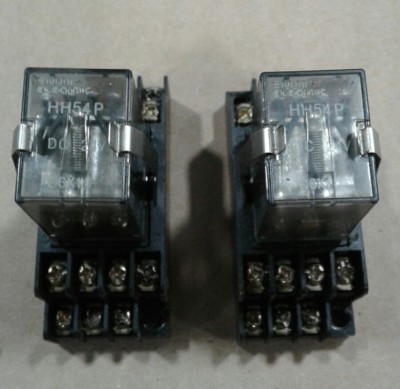 Fuji HH54P Relay with Fuji Socket Base TP514S1 *LOT OF 2* #026A20 | eBay