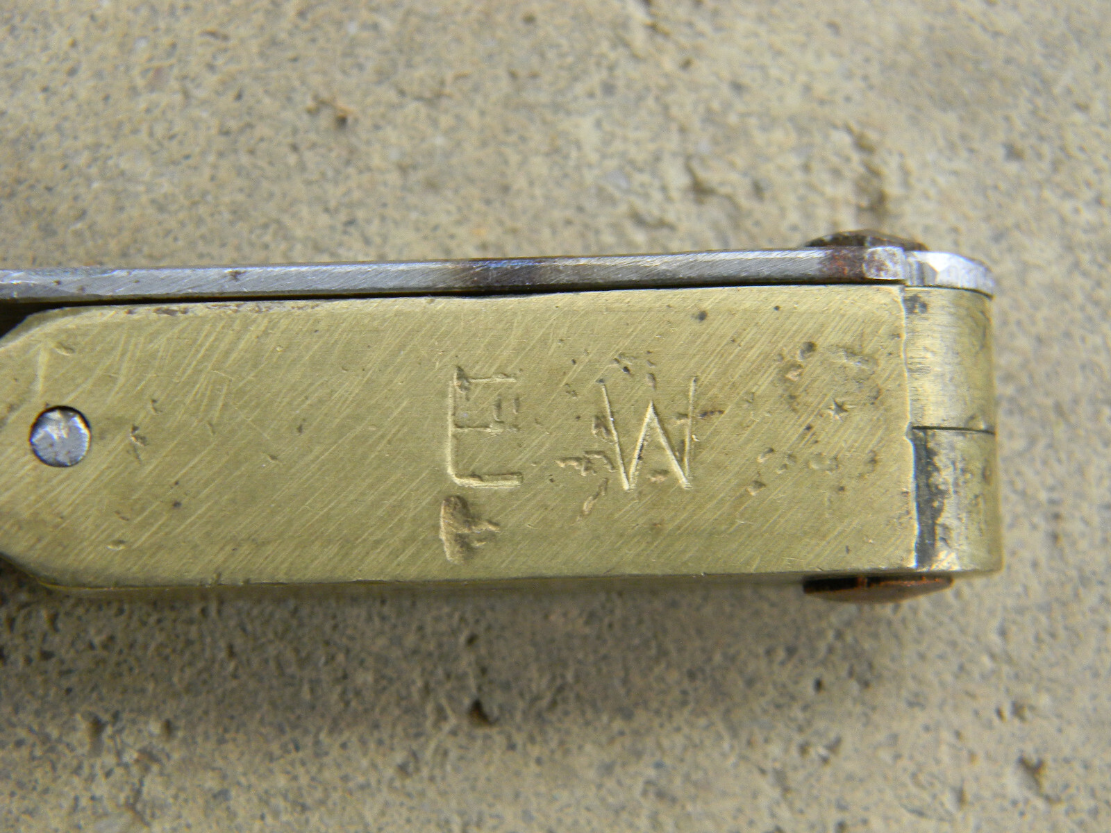ANTIQUE VINTAGE CIVIL WAR COLT STYLE BRASS W/SPUR CUTTER BULLET MOLD ...