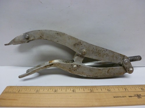 As-Is MAC CF-49A SMALL ENGINE FLATHEAD VALVE SPRING COMPRESSOR | eBay