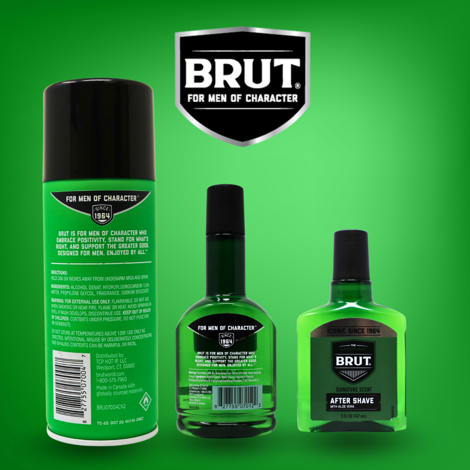 Brut Fragrance Gift Set Deodorant Spray, Cologne, & Aftershave | eBay