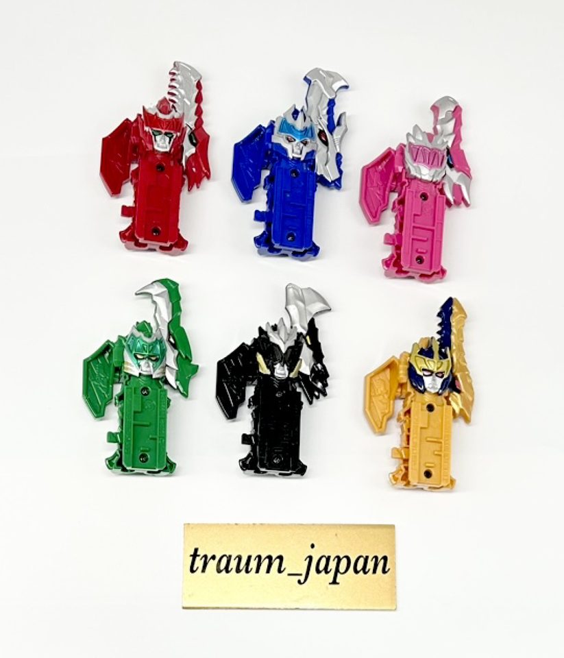 Power Rangers Dino Fury Ryusoulger DX Ryusoul Key 6p set BANDAI | eBay