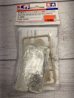 TAMIYA 70150 Dynamic Model R6/AA/UM3 Separted Battery Box Switch BOX D4 ...