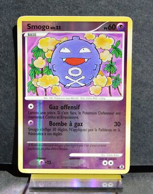 carte Pokémon 68/111 Smogo - REVERSE 60 PV Platine Rivaux Émergeants ...
