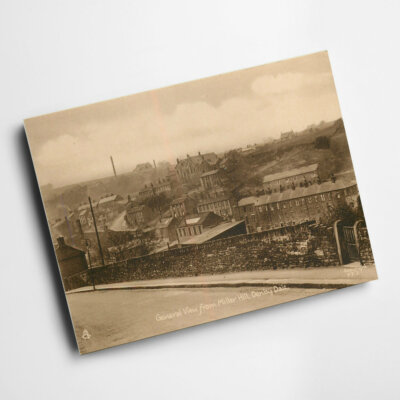 A6 PRINT - Vintage Yorkshire - General View from Miller Hill, Denby ...