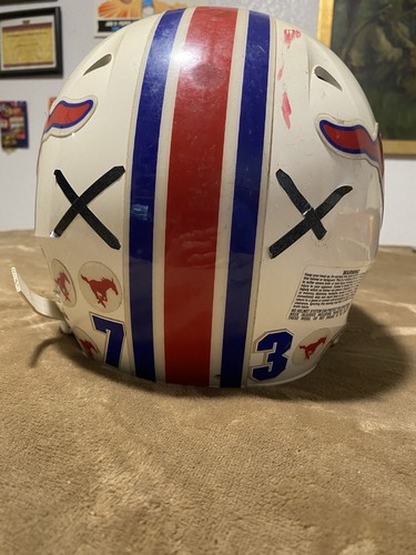 SMU Mustangs #73 Season 2010 Schutt NCAA Football Helmet Size XL | eBay