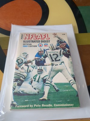 FIRST NFL-AFL ILLUSTRATED DIGEST Official 1969 Edition Vintage ...