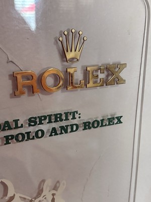 Vintage Rolex Polo Sign From Jewelry Store Rare Find! Rolex Signage ...