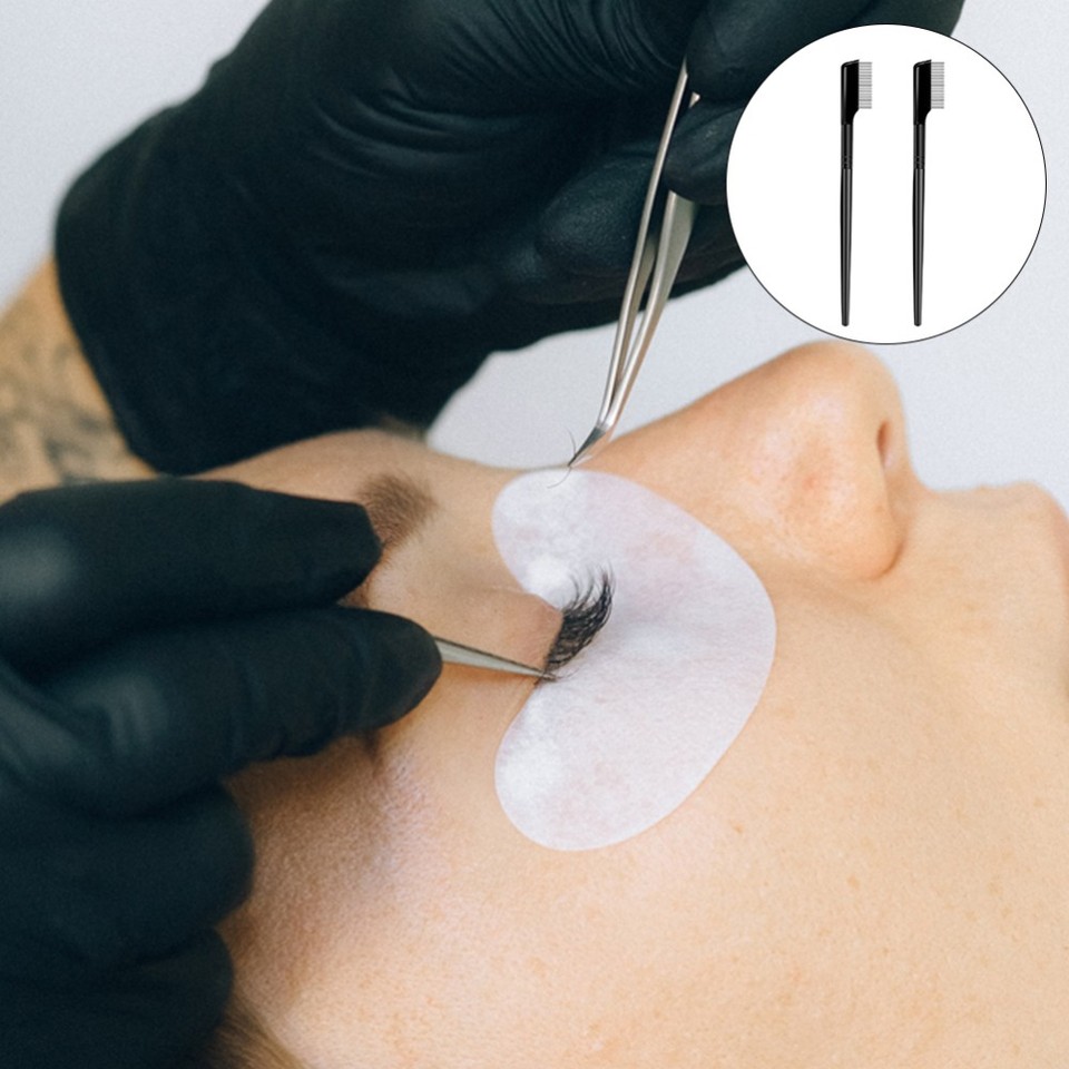 2 PCS Eyebrow Comb Eyelash Declumper Man Eyelashes Tools Separator | eBay