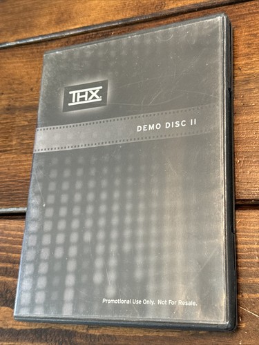 THX Demo Disc II Promo DVD With Glasses HT Setup THX Optimizer 2.0 | eBay