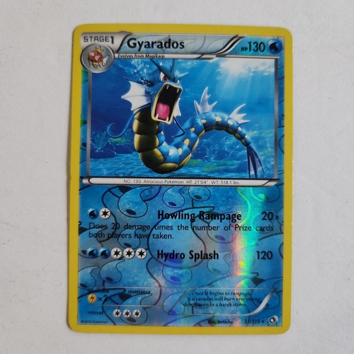 Gyarados - 31/113 - Rare Reverse Holo PL Legendary Treasures Reverse ...
