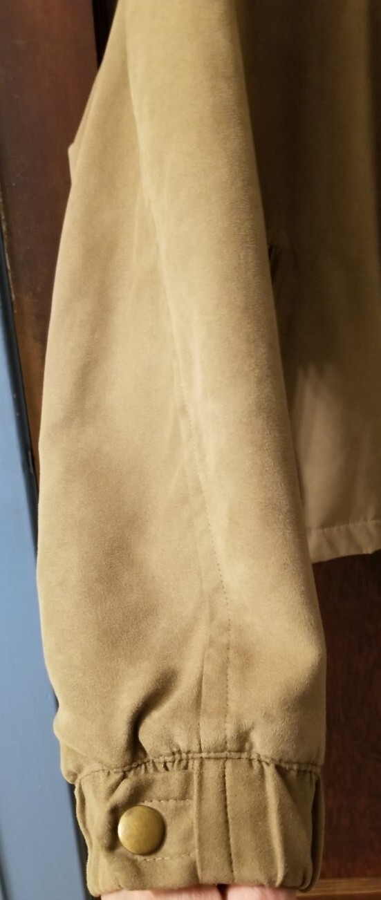 Gary Player Faux Suede Bomber Style Jacket ~ Large | eBay