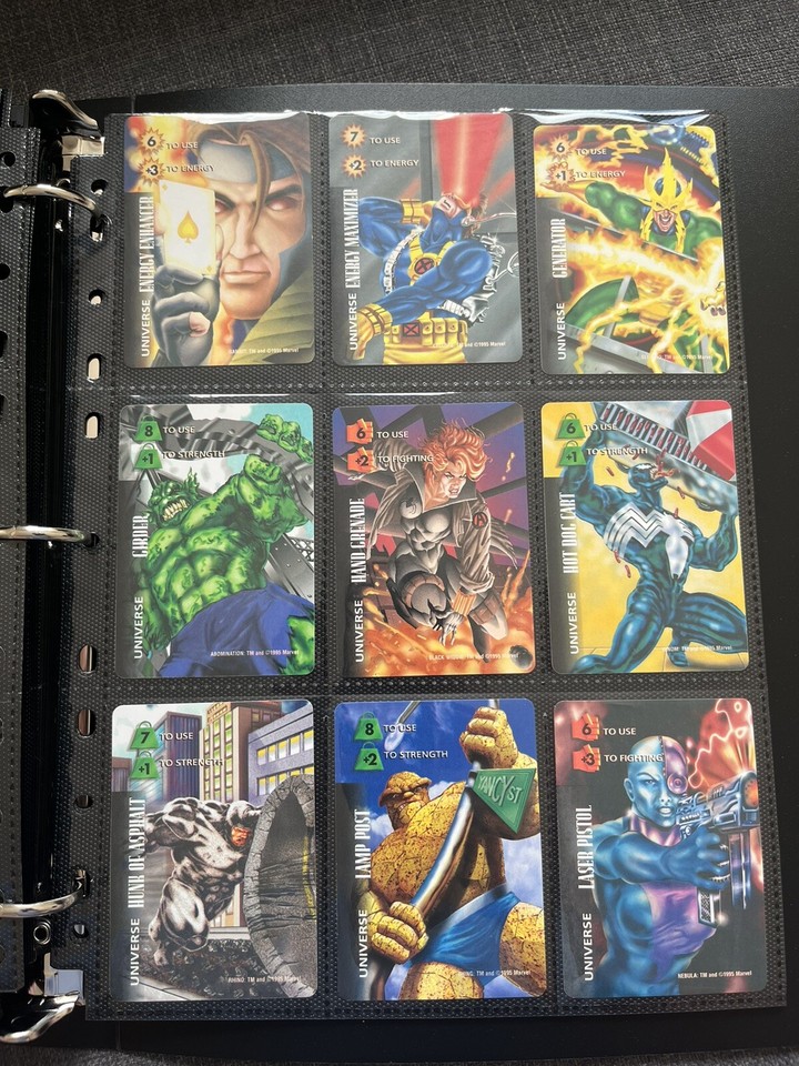 Marvel Overpower - Complete Base Set (1995) - 352 Cards + 3 Rarest ...