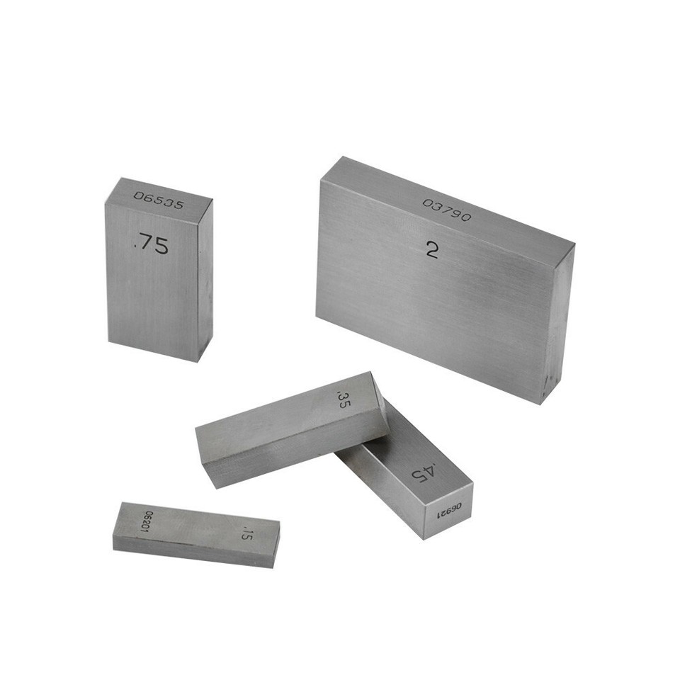 Rectangular Gage Block Set With Certificate Of Inspection 81 Pc Grade 3 ...
