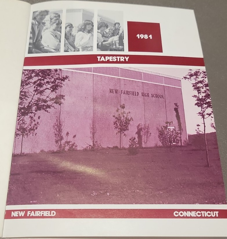 New Fairfield High School Yearbook 1981 Vintage Connecticut Yearbook | eBay