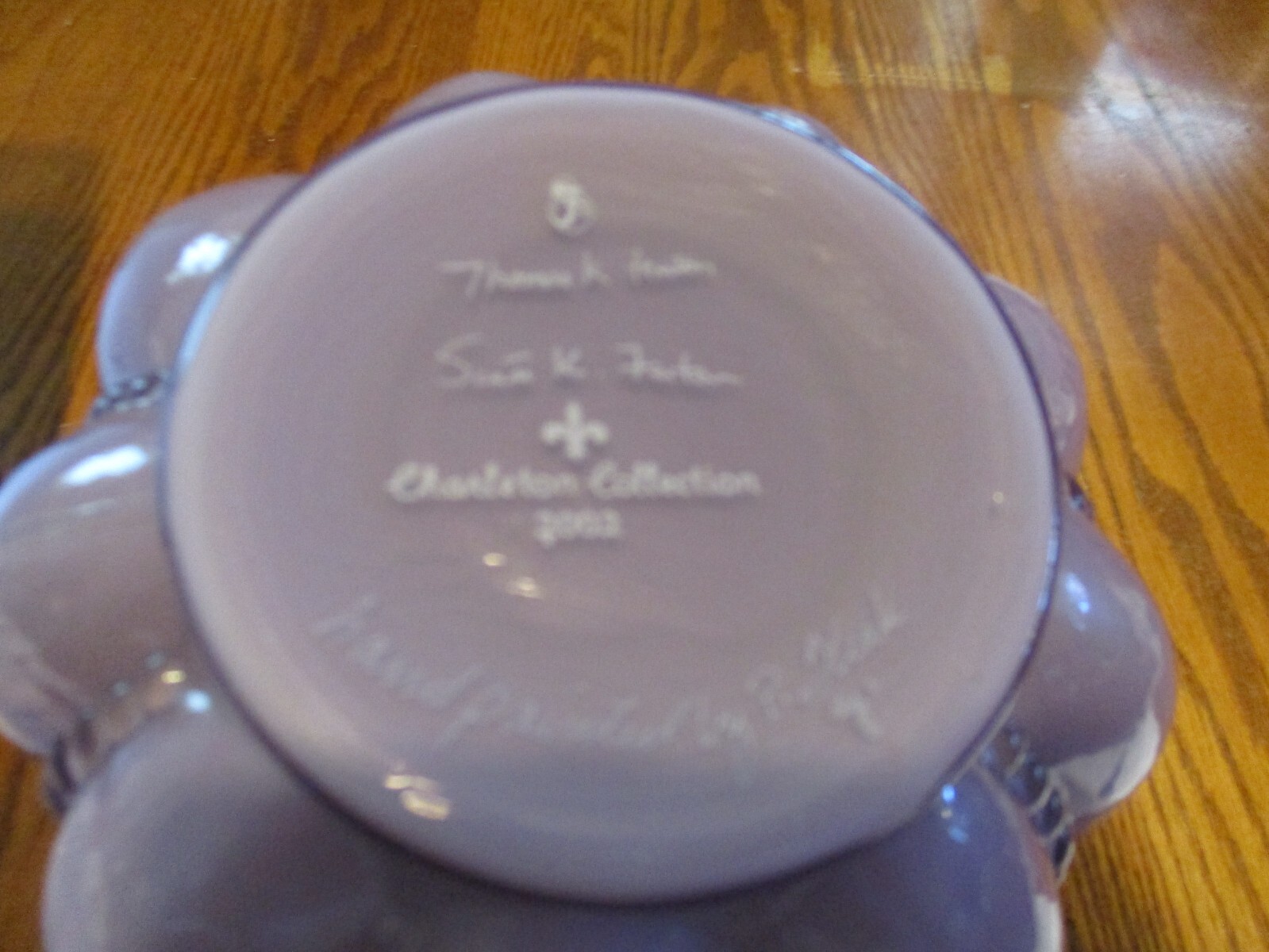 Fenton 8" Purple Lavender Charleton Collection Melon Vase - from '2002 ...