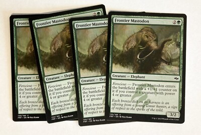 Frontier Mastodon (4) Fate Reforged NM MTG Magic the Gathering | eBay