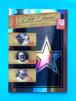 Keyshawn Johnson/Jones/Williams 2005 Donruss "Elite Teams" 181/1000 #ET ...