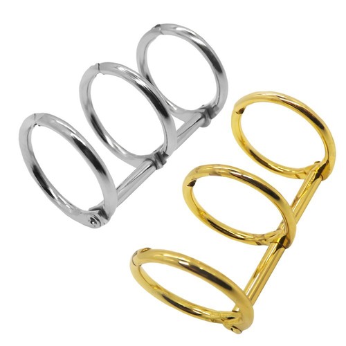 6PCS Notebook Circle Metal Loose Leaf Ring Hinged Binder Album ...