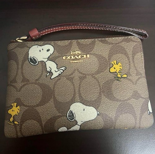 Snoopy m12 Coach Peanuts Wristlet With Strap | eBay