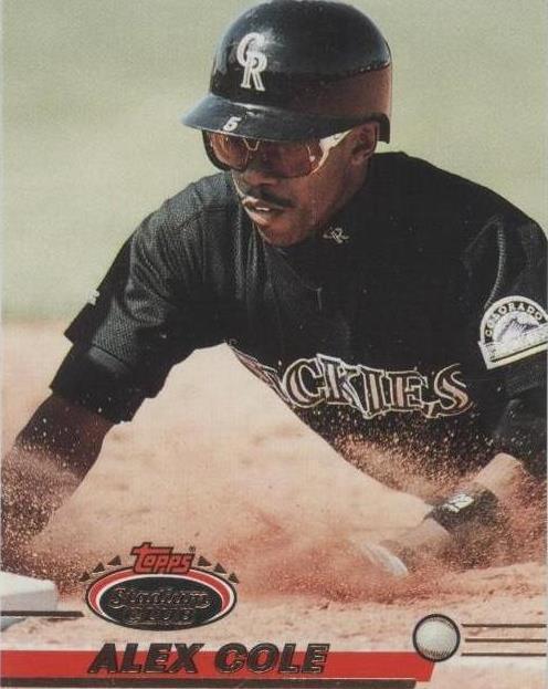1993 Topps Stadium Club - Alex Cole #458 for sale online | eBay