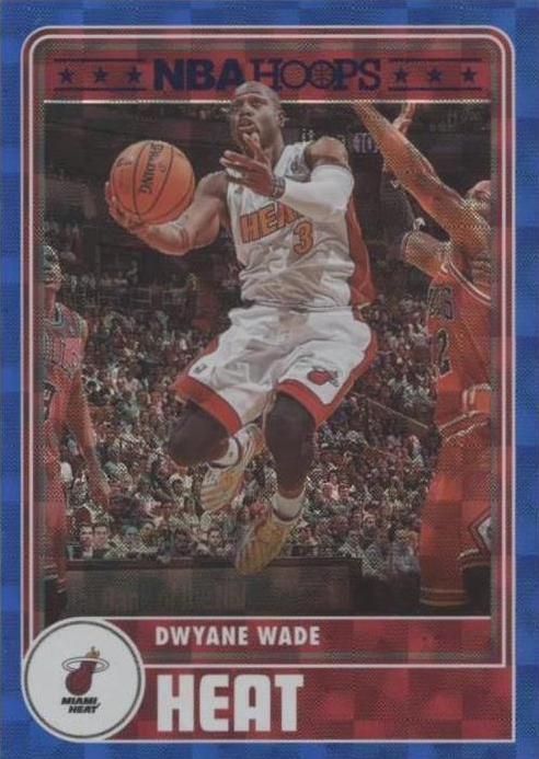 2023-24 Panini NBA Hoops - Hoops Tribute Dwyane Wade #299 Hyper Blue ...