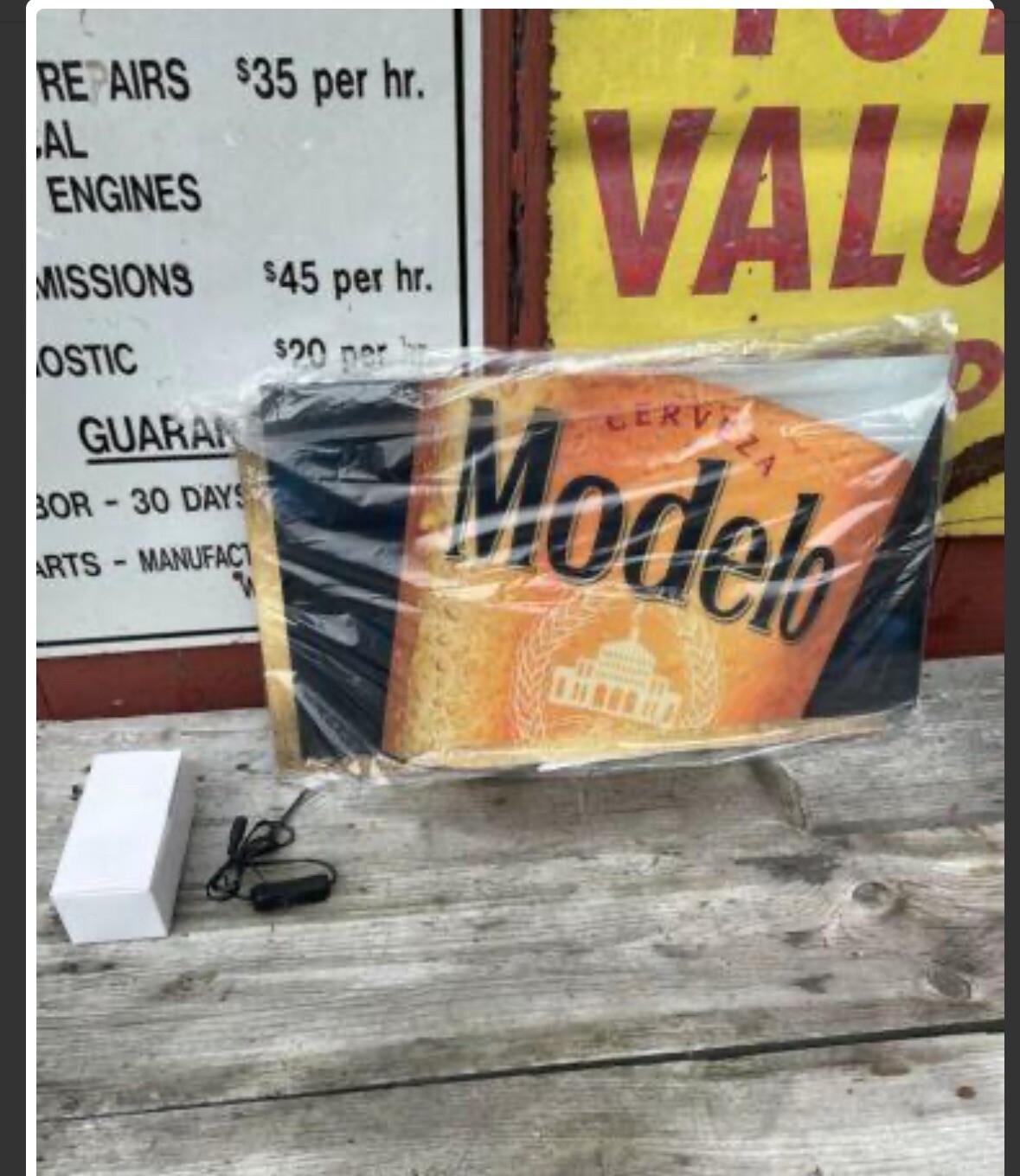 MODELO BEER CERVEZA MOTION LED BEER SIGN NEW BOX BAR DISPLAY LIGHT RARE ...