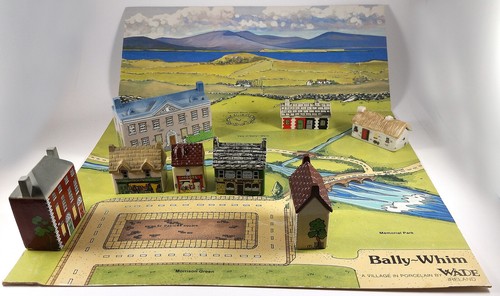 WADE BALLY WHIM VILLAGE WITH ORGINAL 8 BUILDINGS, BOX AND MAP DISPLAY ...