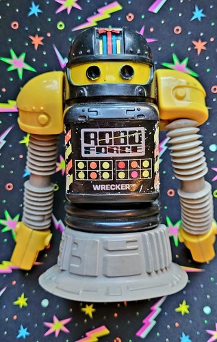 Vintage 1984 Robo Force WRECKER Robot 5" Plastic Action Figure CBS Toys | eBay